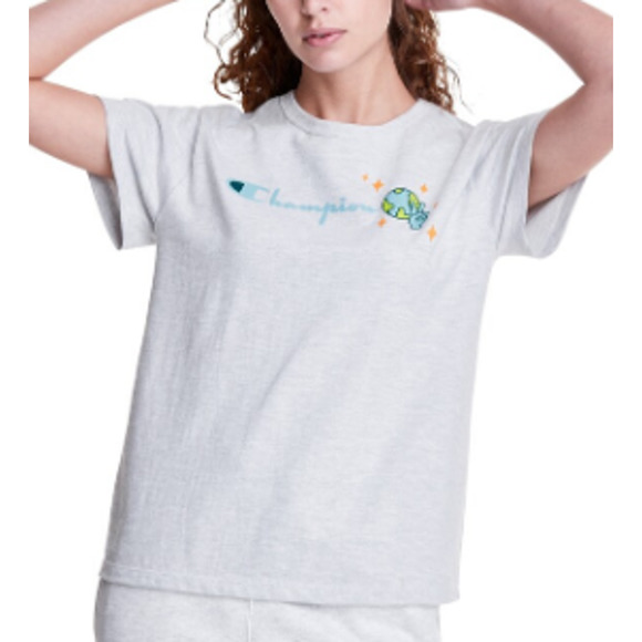 Champion | Tops | Champion X Steffi Lynn Think Globally Graphic ...